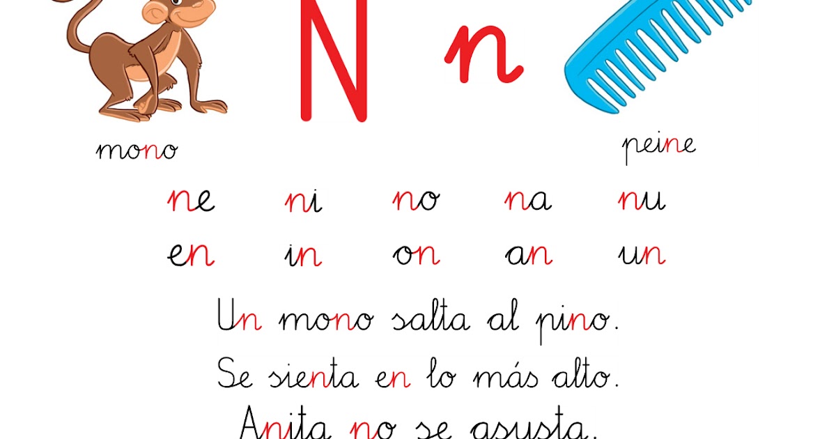 LECTURAS DIGITALES | Lectura digital de la letra N ~ La Eduteca LECTURAS DIGITALES | Lectura digital de la letra N ~ La Eduteca