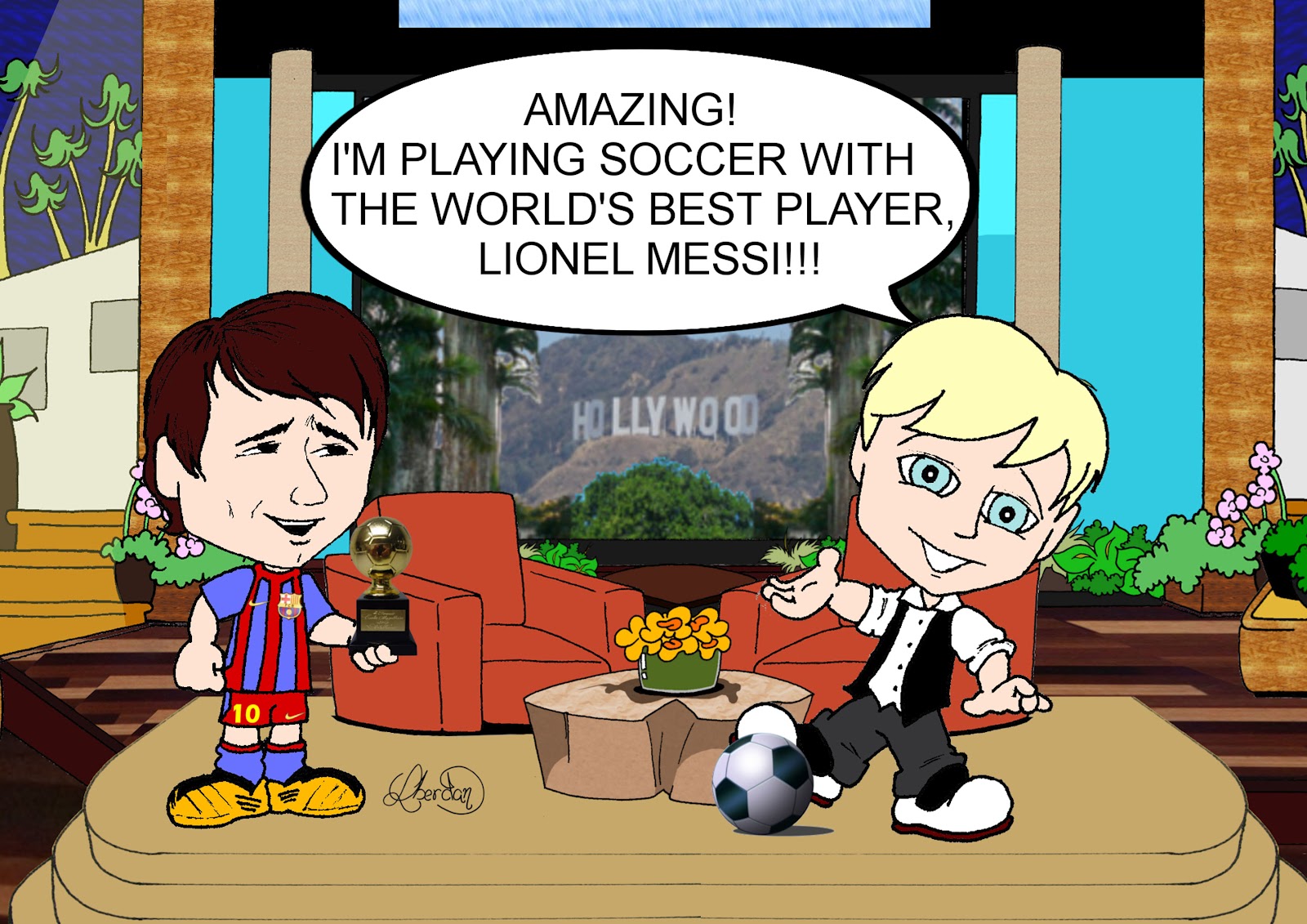 Ellen DeGeneres Cartoon