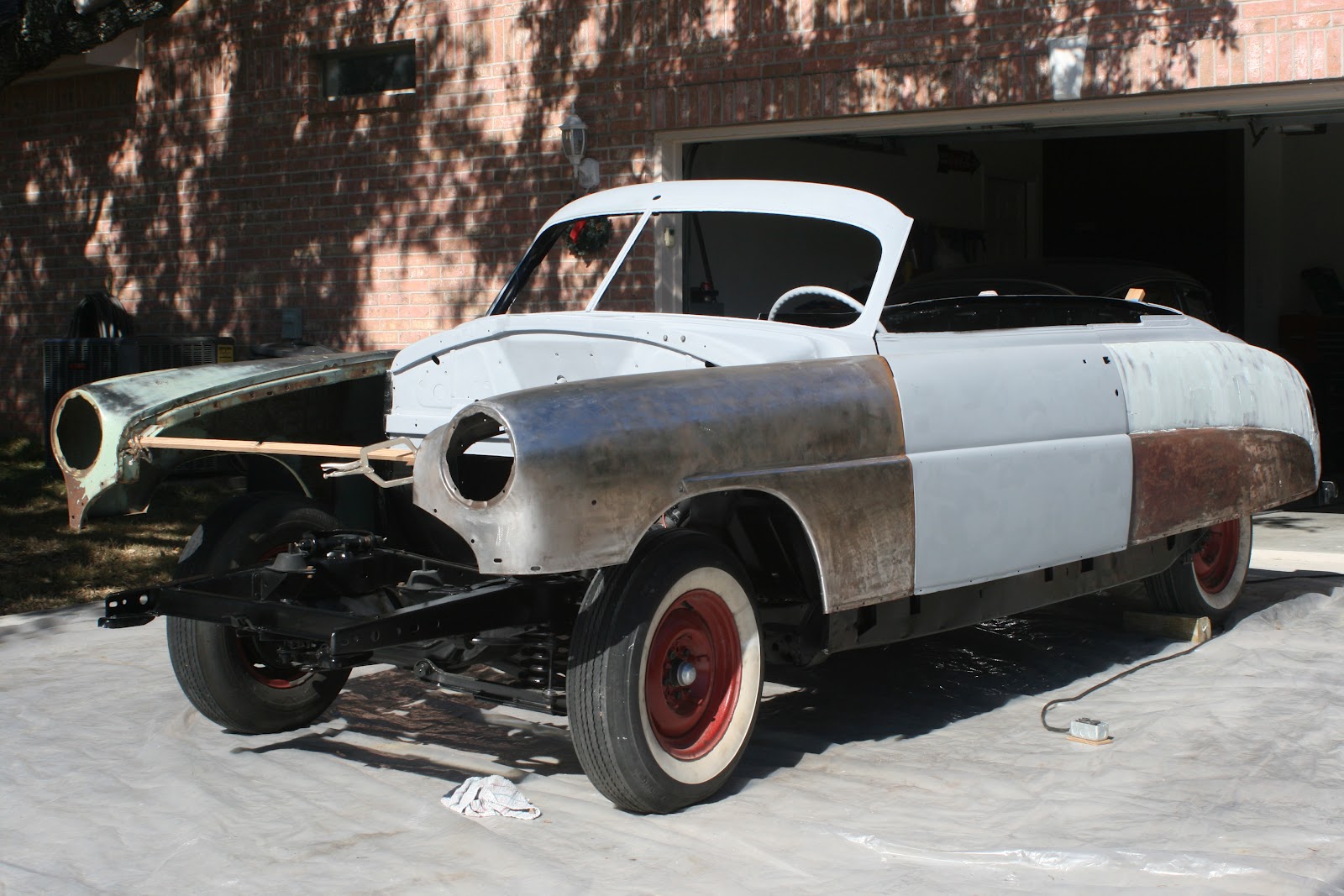 Russell and Vicki's '52 Hudson Hornet Convertible Restoration