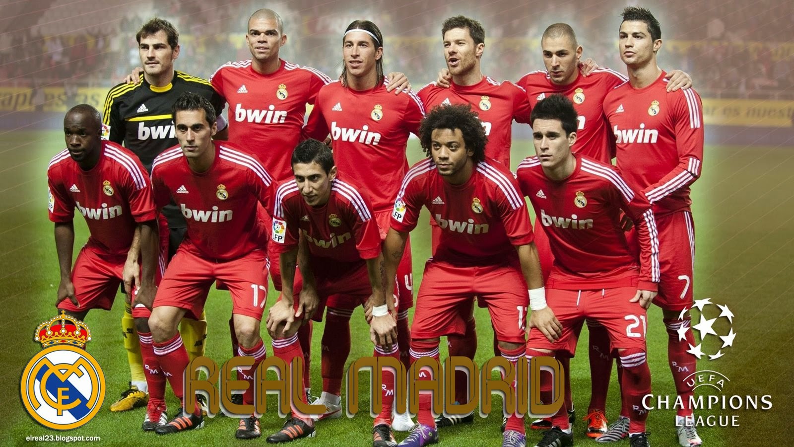 Real Madrid Starting XI 2011-12 - HD Football Wallpapers