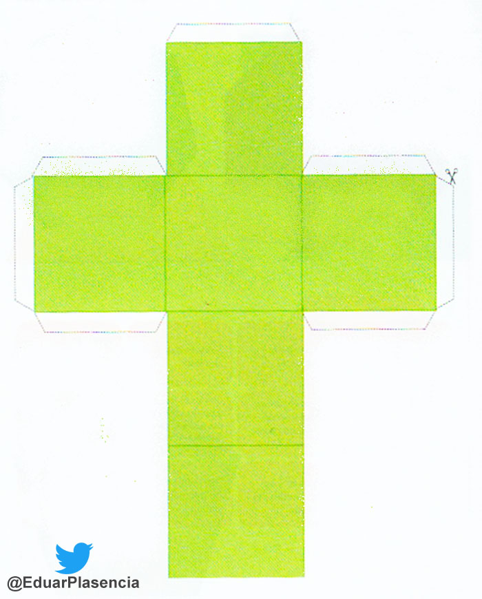 MATEMÁTICA FÁCIL: Desarrollos y Construcción de Cubo, Prismas y Pirámides