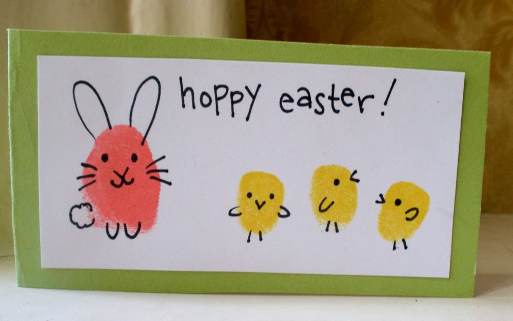 Be Different...Act Normal: Hoppy Easter Card [Fingerprints]