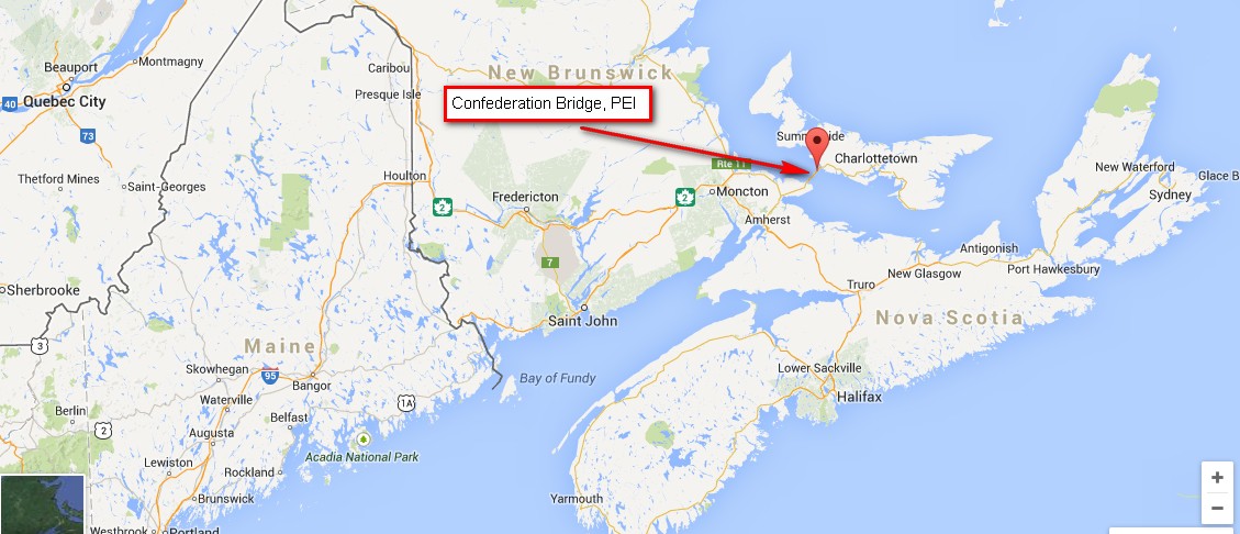 Riding the Wet Coast: Confederation Bridge: NB to PEI