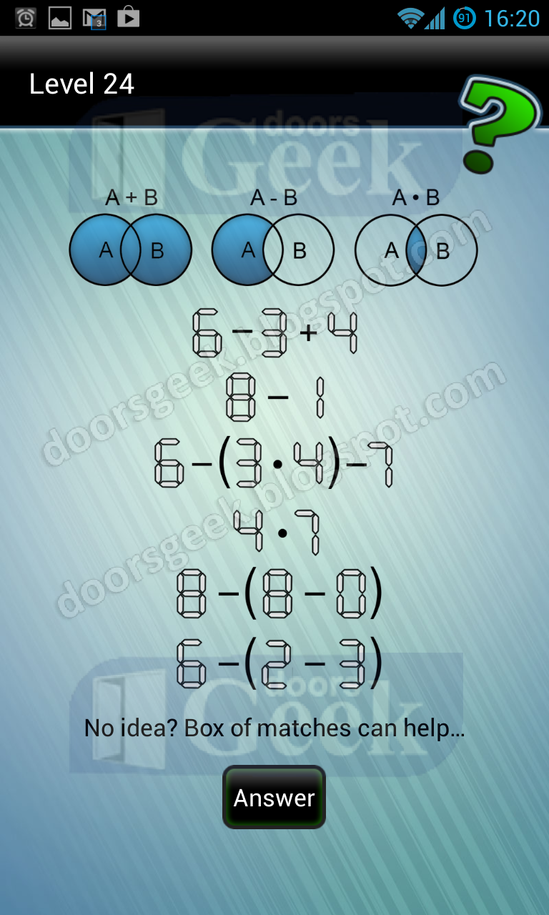 Riddle That [Season 1] Level 24 ~ Doors Geek