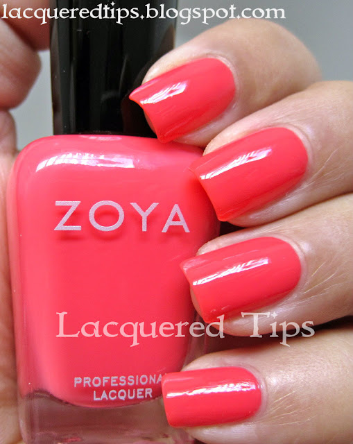 LACQUERED TIPS: Zoya Elodie