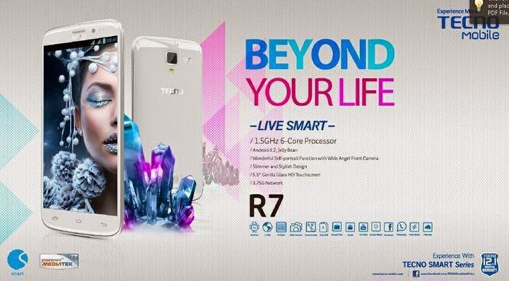 TECNO R7 SMARTPHONE WITH 2GB RAM FULL SPECIFICATIONS 75850 | Oshlo