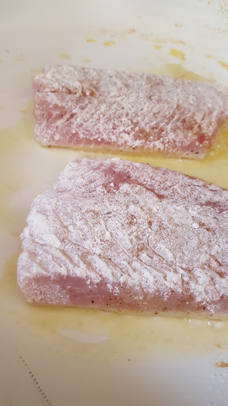 Pan-Fried Whitefish with Warm Olive and Walnut Topping | Chef Jen