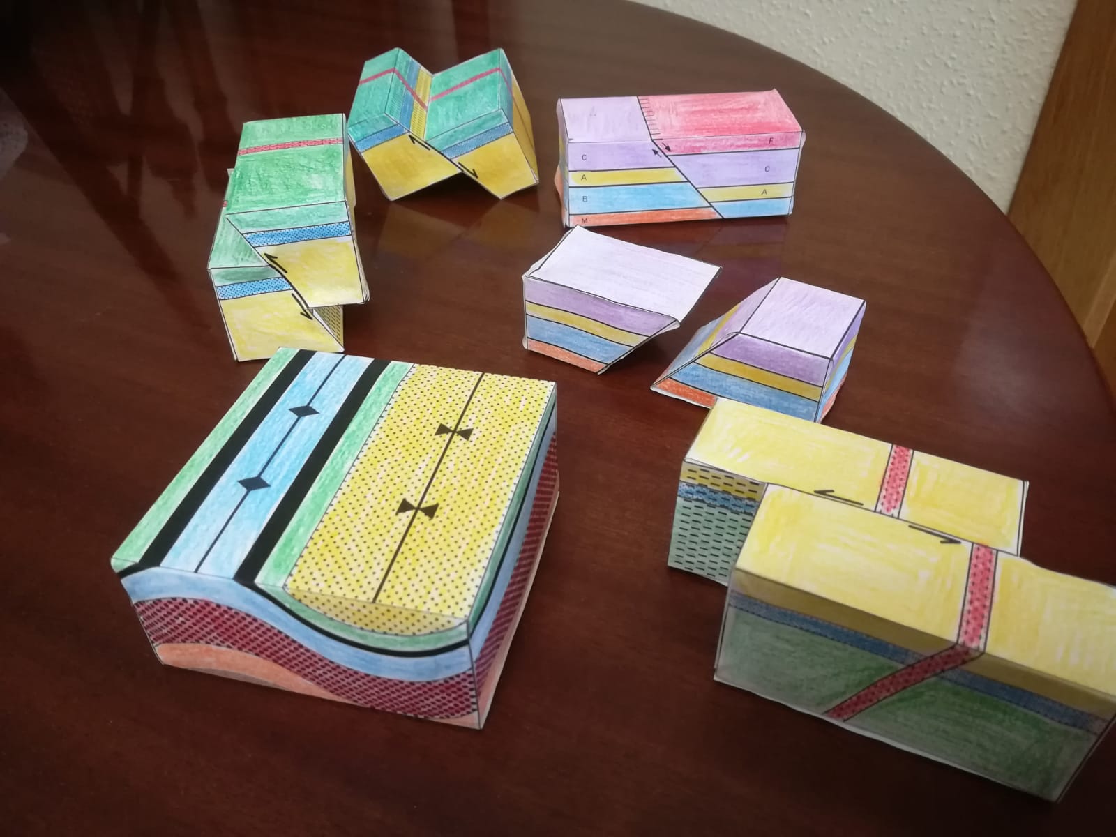 Maquetas de fallas y pliegues | BIOLOGÍA Y GEOLOGÍA - CARRASCOY