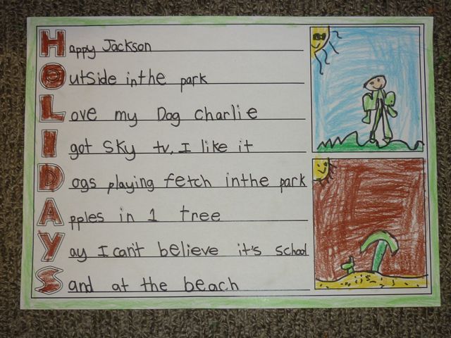 Miss Baker s Beaut Bunch Look At Our Holiday Acrostic Poems Miss Baker s Beaut Bunch Look At Our Holiday Acrostic Poems