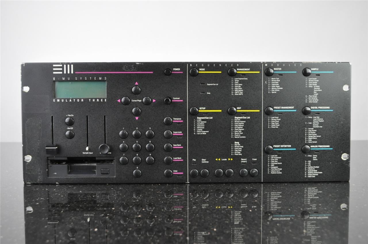 MATRIXSYNTH: E-MU Emulator 3 E III Sampler Synth SN 0780111
