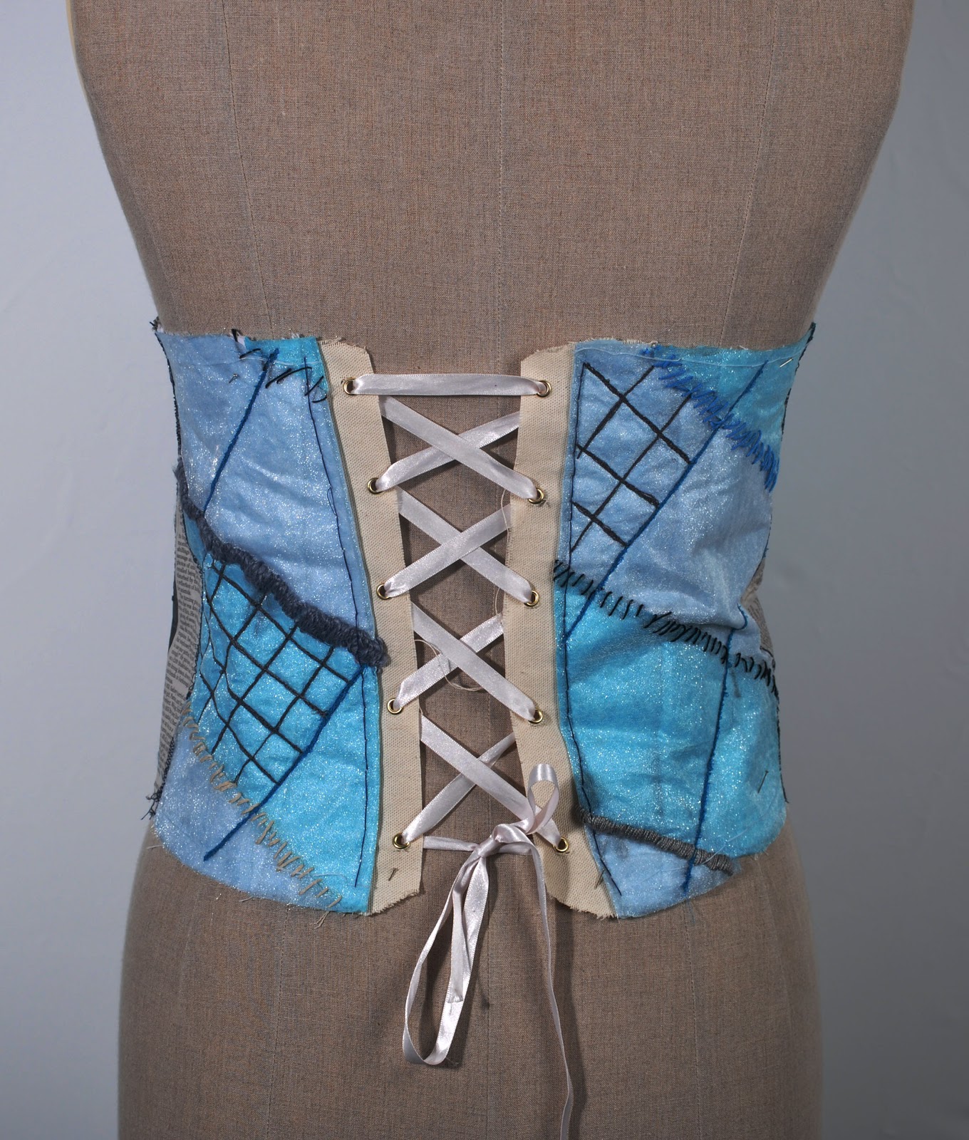 A Level Textiles Portfolio: Unit 1- Architecture Corset
