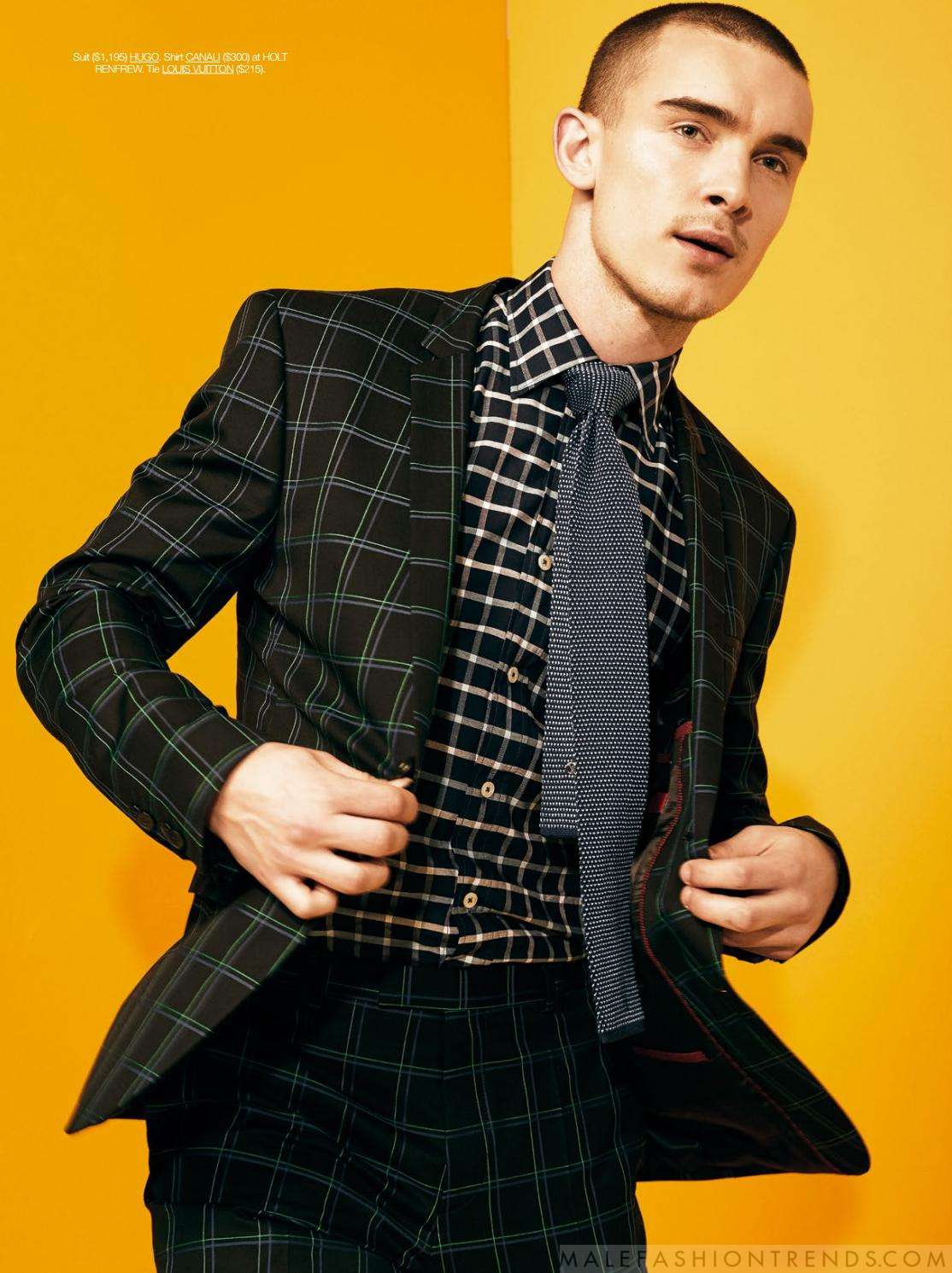 Adam Berg para Dress to Kill Magazine por Riley Stewart