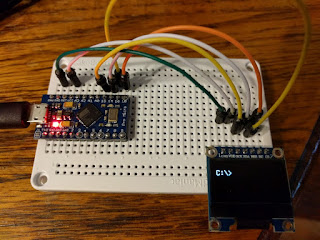 K.C.'s Garage: Generic $5 128x64 OLED SPI display with Arduino Pro Micro