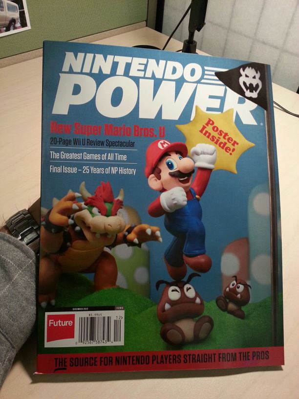 Capa da última edição da revista Nintendo Power é revelada