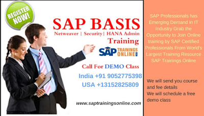 SAP BASIS Online Training: SAP BASIS Training Opportunities | Roles and ...