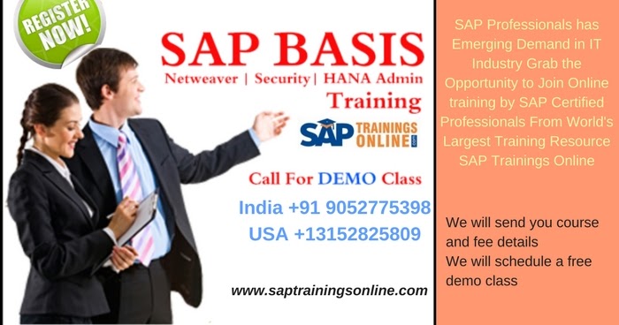 SAP BASIS Online Training: SAP BASIS Training Opportunities | Roles and ...