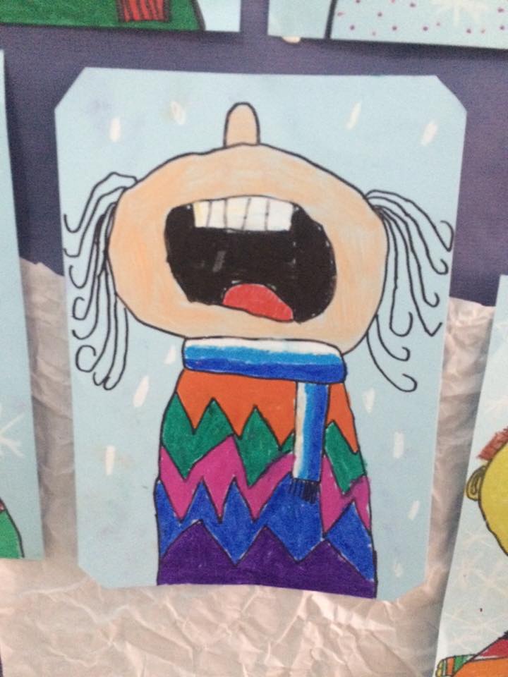 OUR ENGLISH CLASS: Catching snowflakes