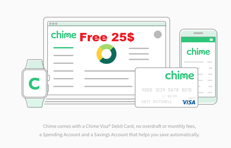 Chime Prepaid Card $25 Sign-Up Bonus, $25 Referral Bonuses and Shopping ...