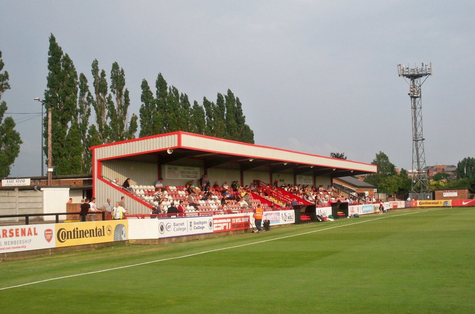 Football Grounds visited by Richard Bysouth: BorehamWood FC