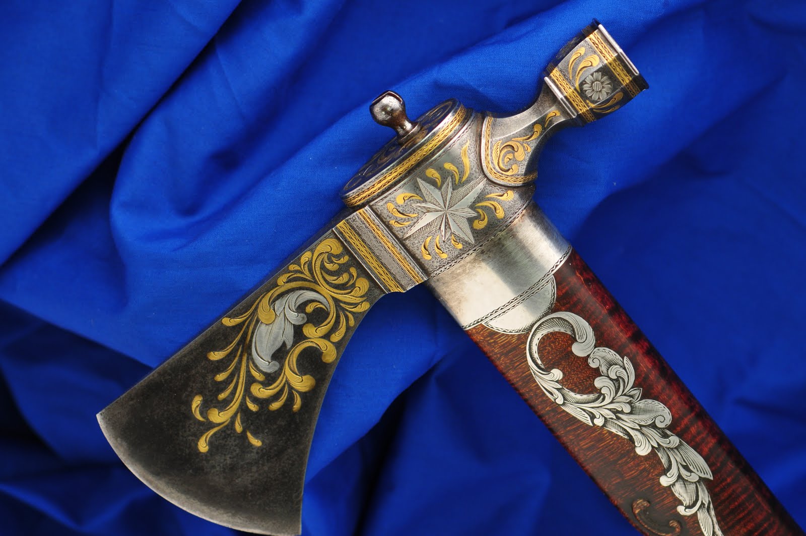 Judson Brennan: Alaskan Longrifle Artisan: Engraved Tomahawk by Jud