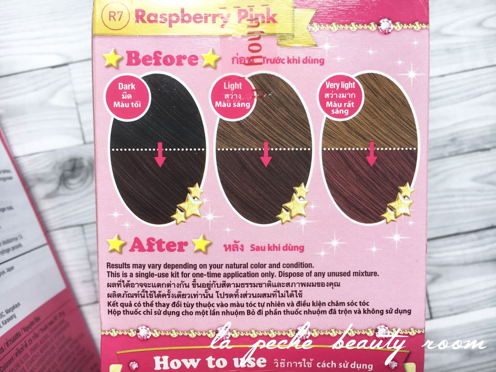 Beautylabo Hair Dye - Raspberry Pink [Review] - La Peche Beauty Room