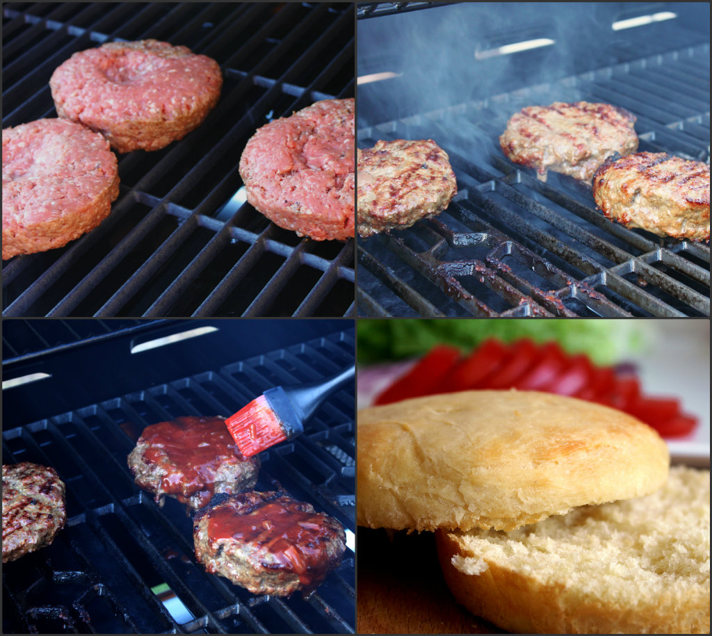 Easy Homemade No-Knead Cheese Hamburger Buns - A Feast For The Eyes
