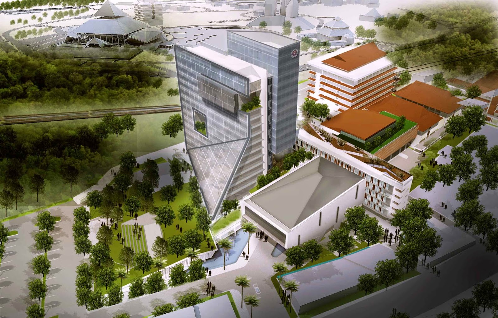 Konsep Terpopuler Contoh Bangunan Gedung Serbaguna