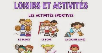 Le Français avec Rosabel: LES LOISIRS ET LES PASSE-TEMPS