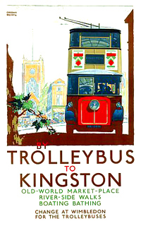 All About London: London Bus, Posters from The Past