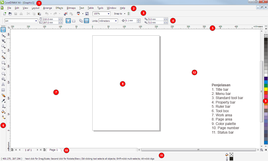 *: Memulai dan Pengenalan Tool CorelDraw
