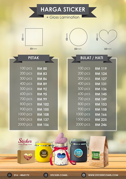 Testimonial - Sticker Comel