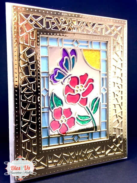 Dies R Us: Stained Glass Cards