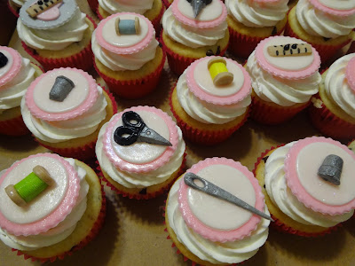 Cakes by Paula: Sewing/Quilting Theme Cupcakes