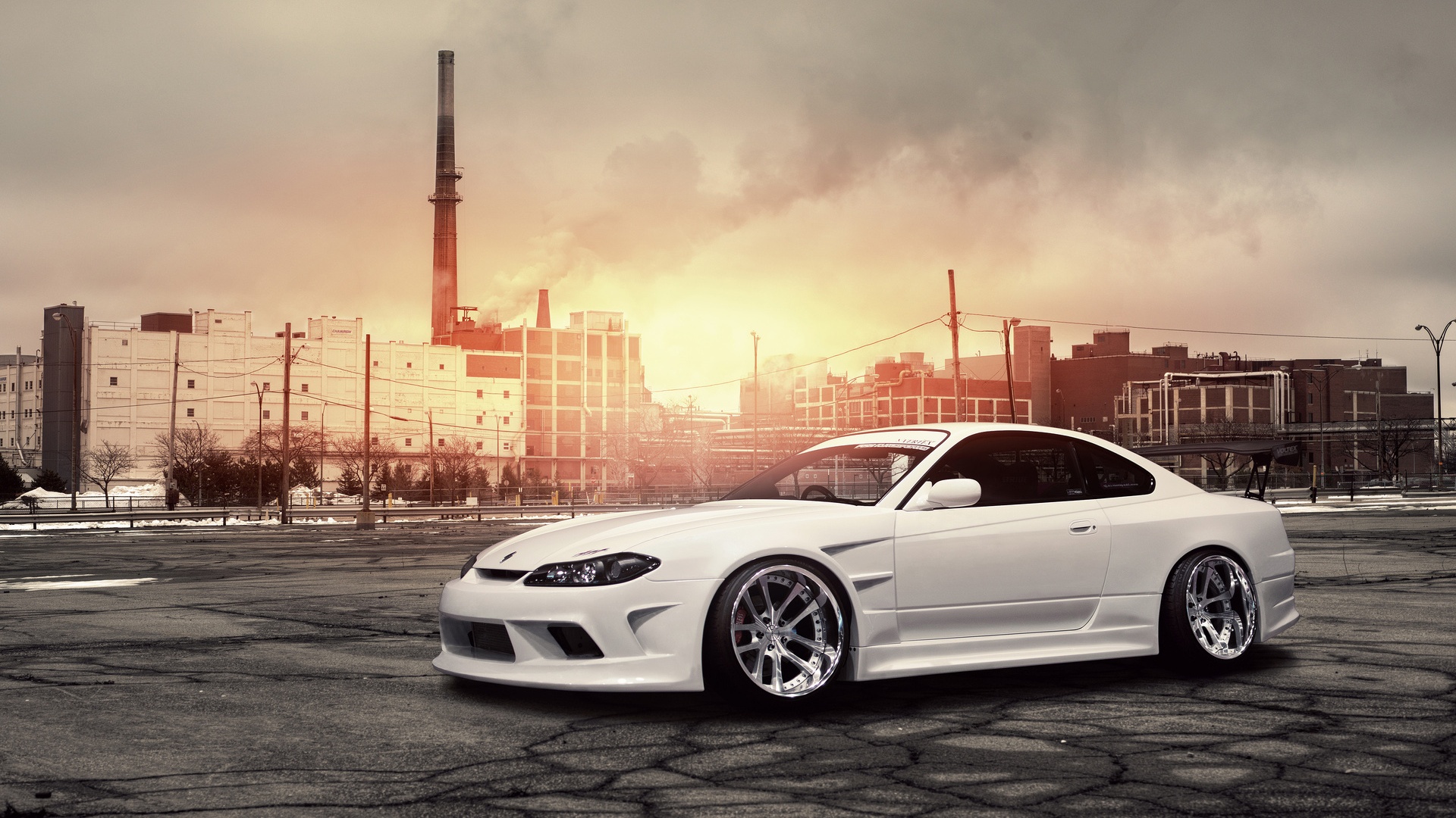 Nissan Silvia S15 White Car - High Definition Wallpapers - HD wallpapers