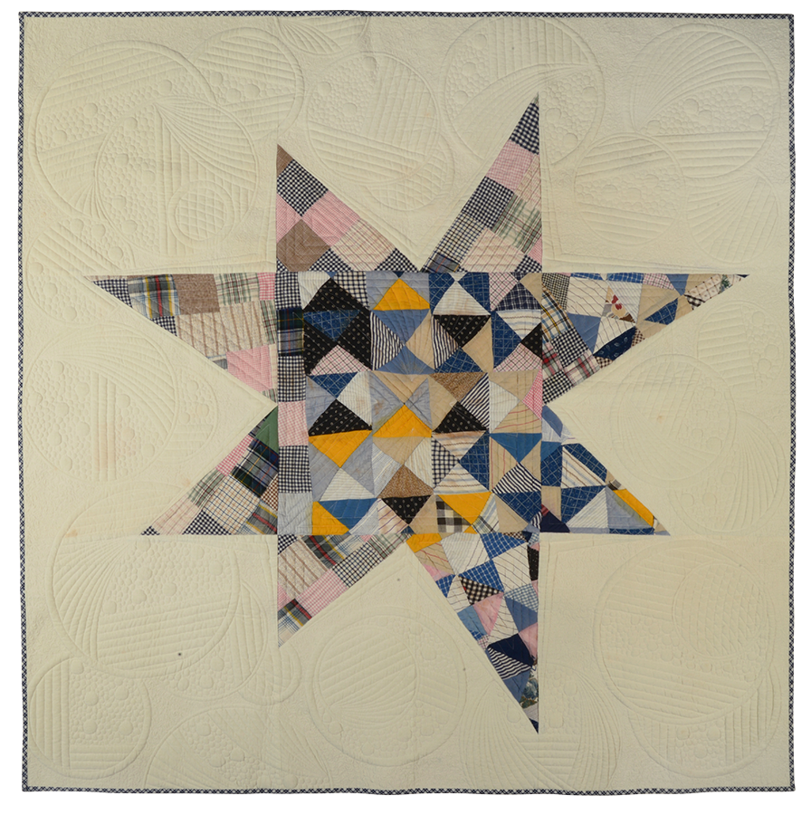 Twisted; Inspired by Antique Quilt Fragments