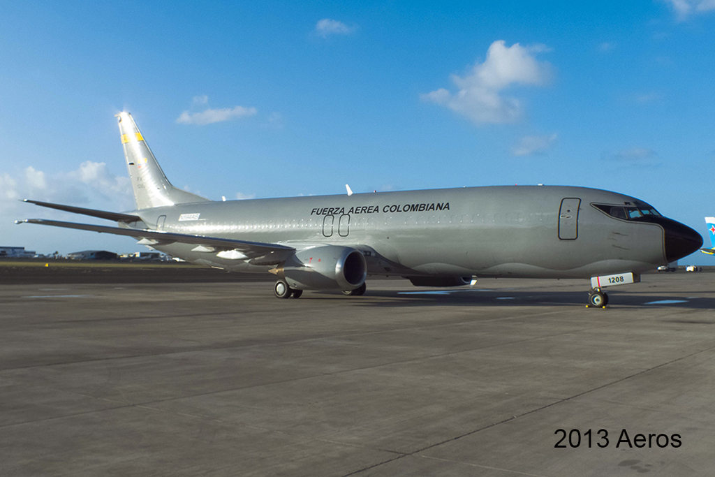 FAC1208 "Atlas", el Primer Boeing B737F de la Fuerza Aérea Colombiana ...
