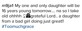 Maheeda celebrates her daughter as she turns 16