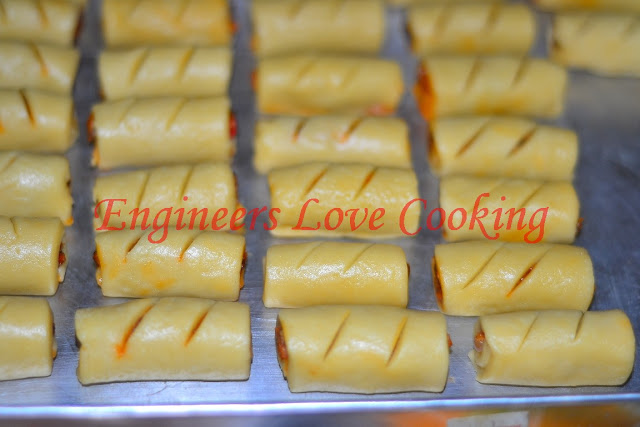 Engineers Love Cooking: PASTRI SARDIN ROLL / PASTRY SARDINE ROLL