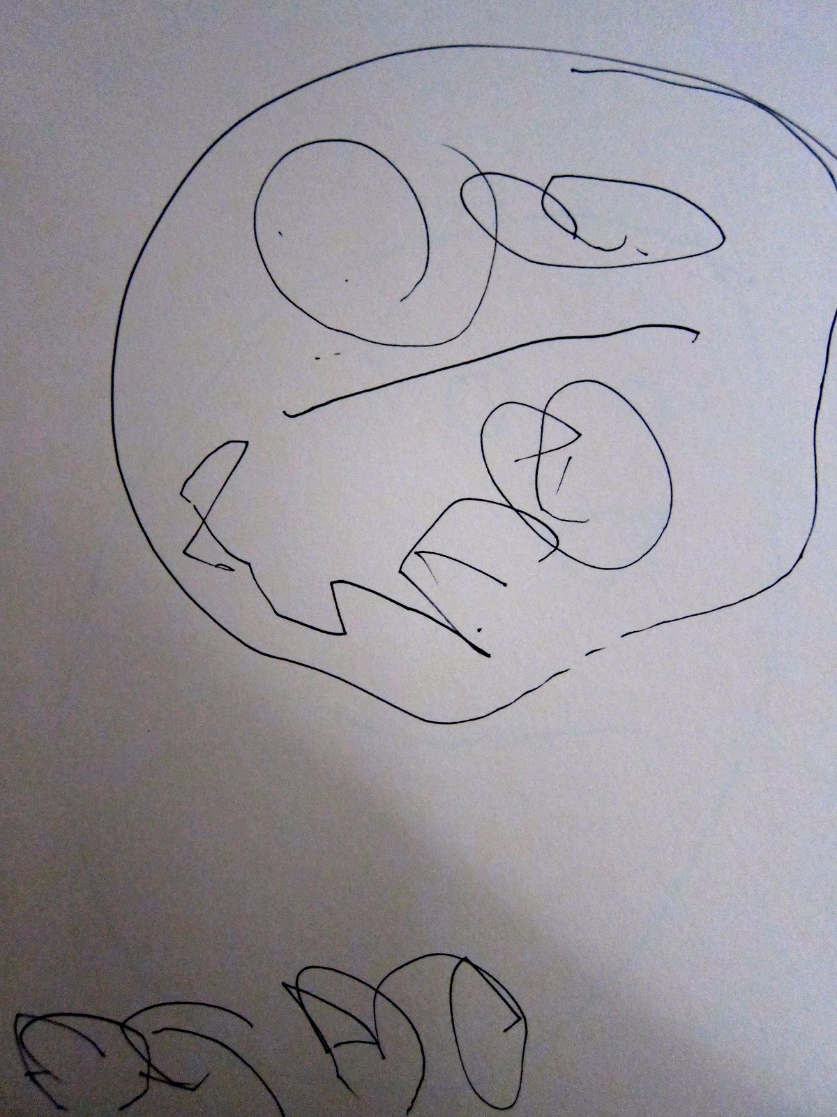 Pondering Preschool: How do three year olds write?