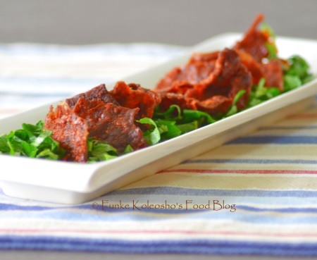 Kilishi - A Nigerian Jerky Delight!