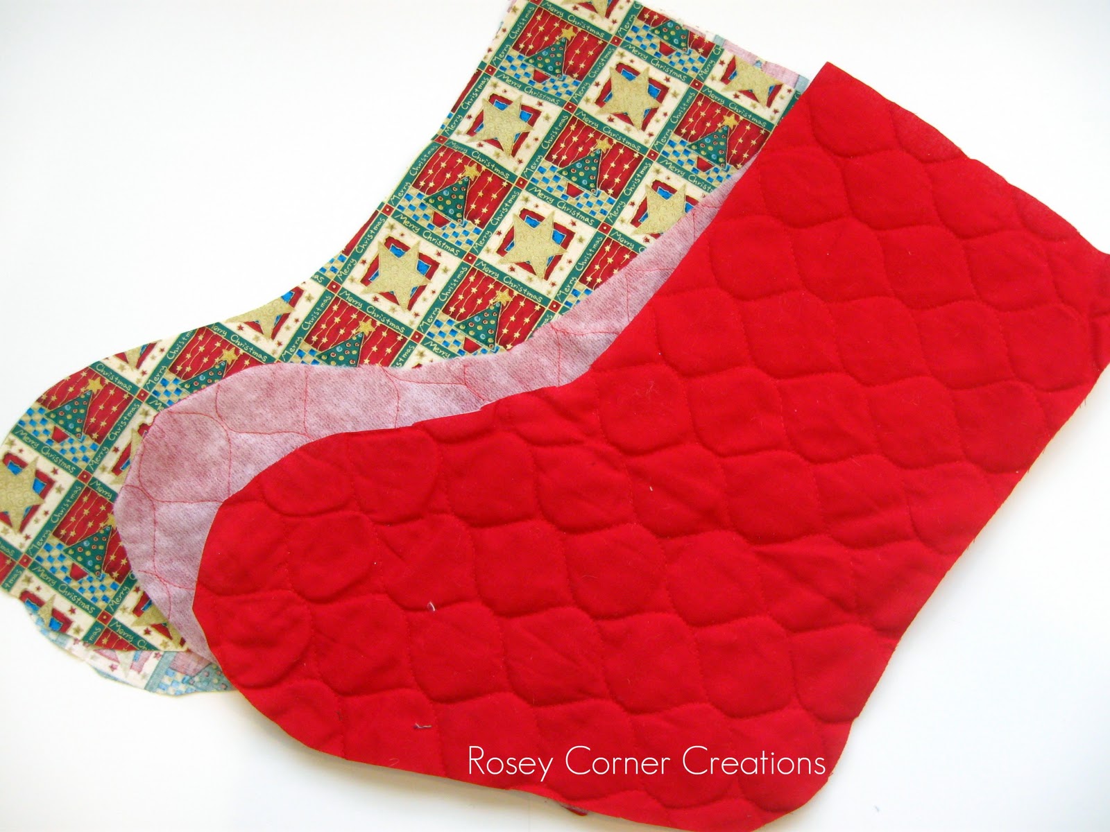 Rosey Corner Creations: Holiday Stocking Tutorial