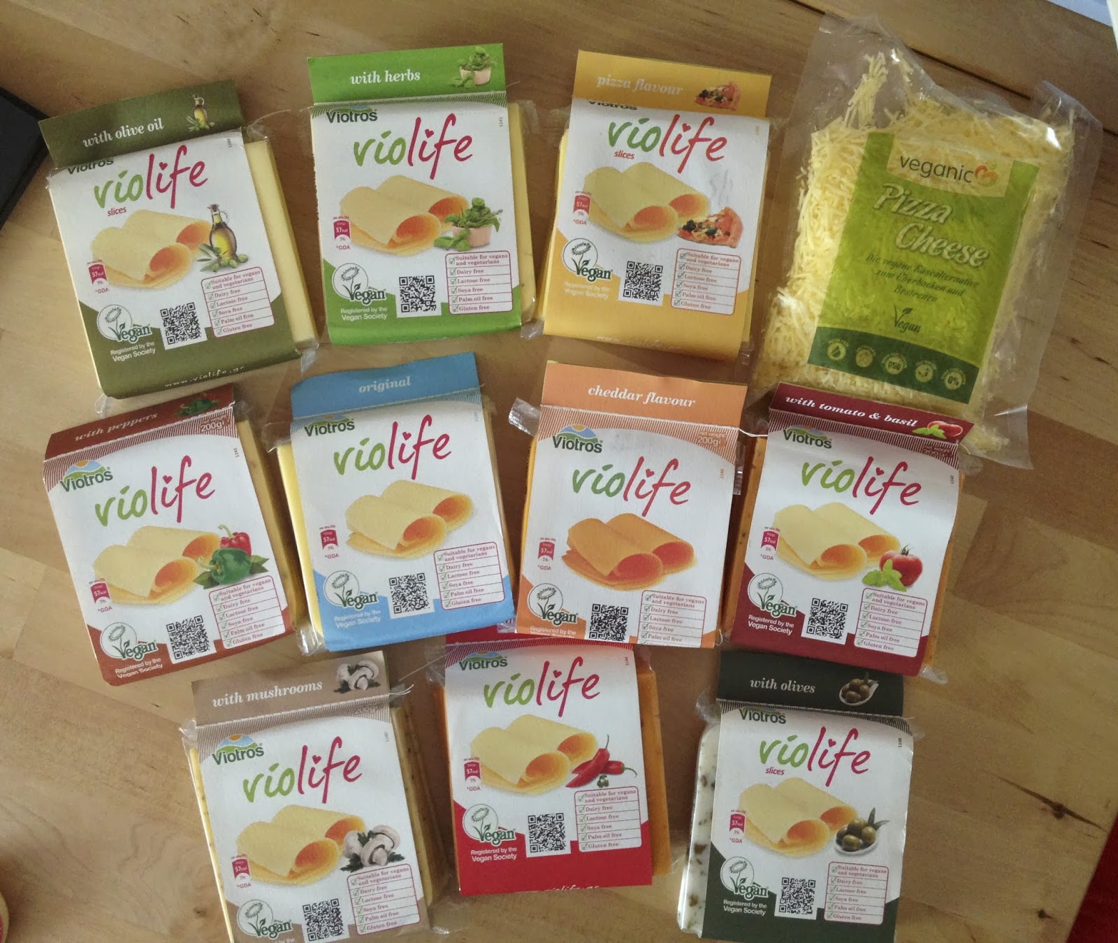 vegan.in.brighton: VioLife Vegan Cheeses.