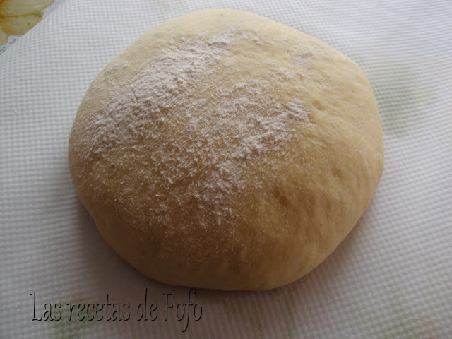 Las recetas de Fófo: Masa pan-pizza