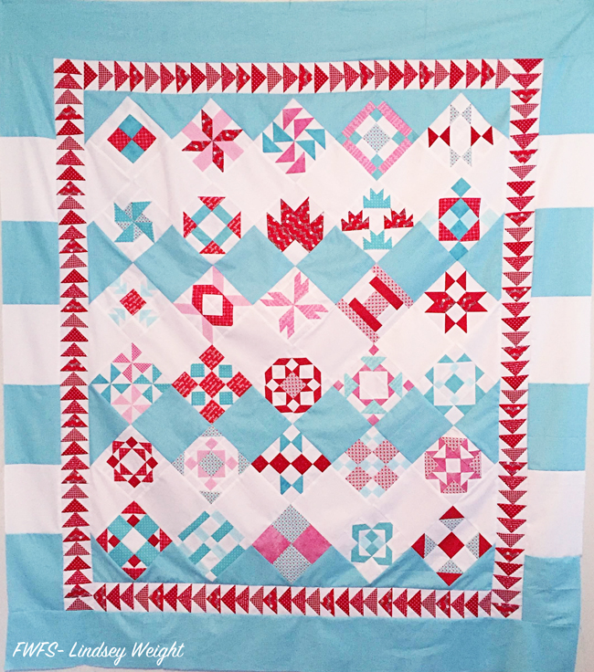 Fort Worth Fabric Studio: Moda Sampler Block Shuffle {Finish}