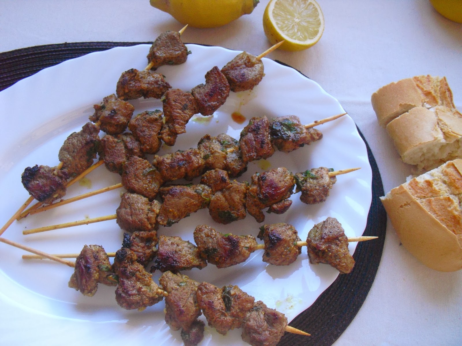 Pinchitos morunos ~ Con sabor a huerto