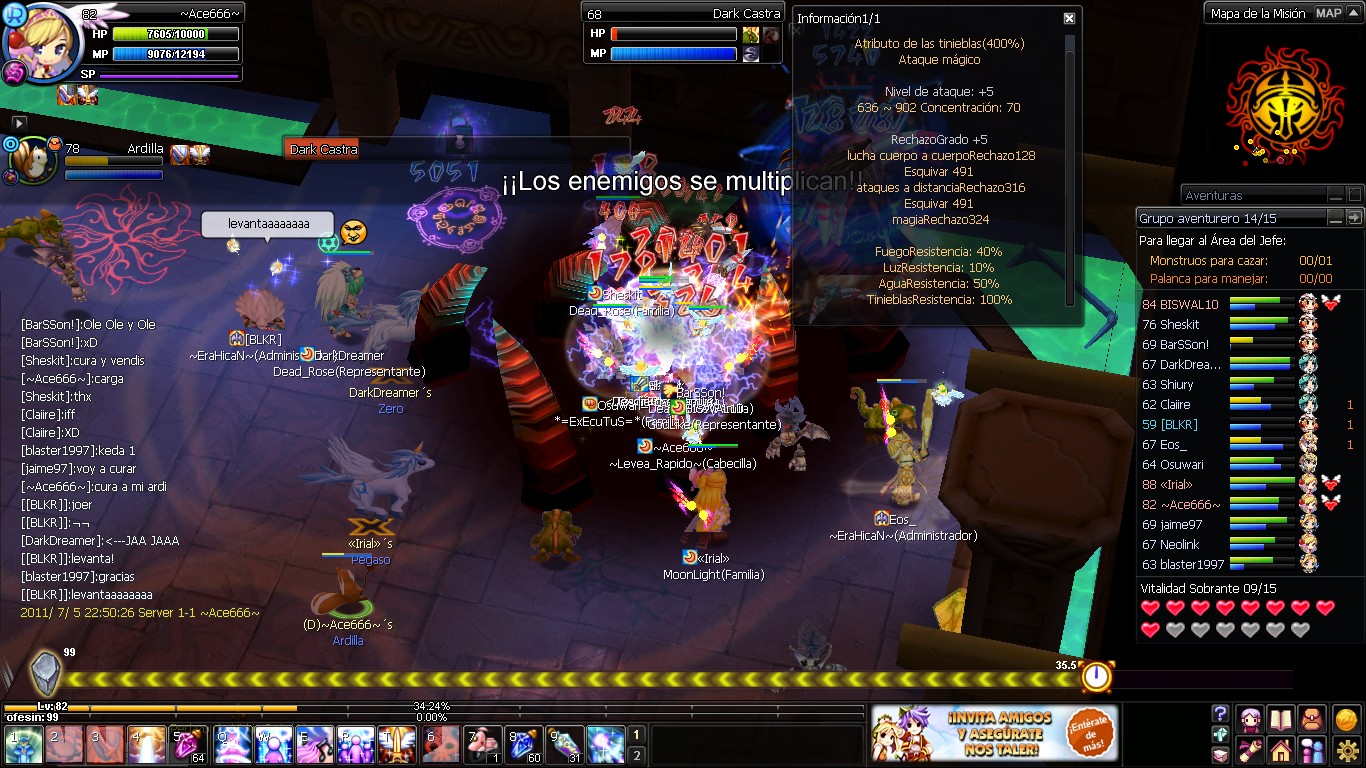 Guia Nostale: Guia Raid Dark Castra