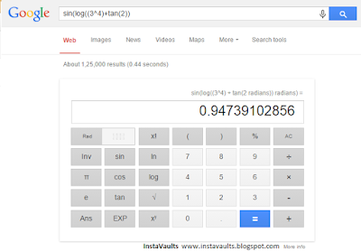 Instant Vaults!: Google Calculator Guide: All you want to know ...