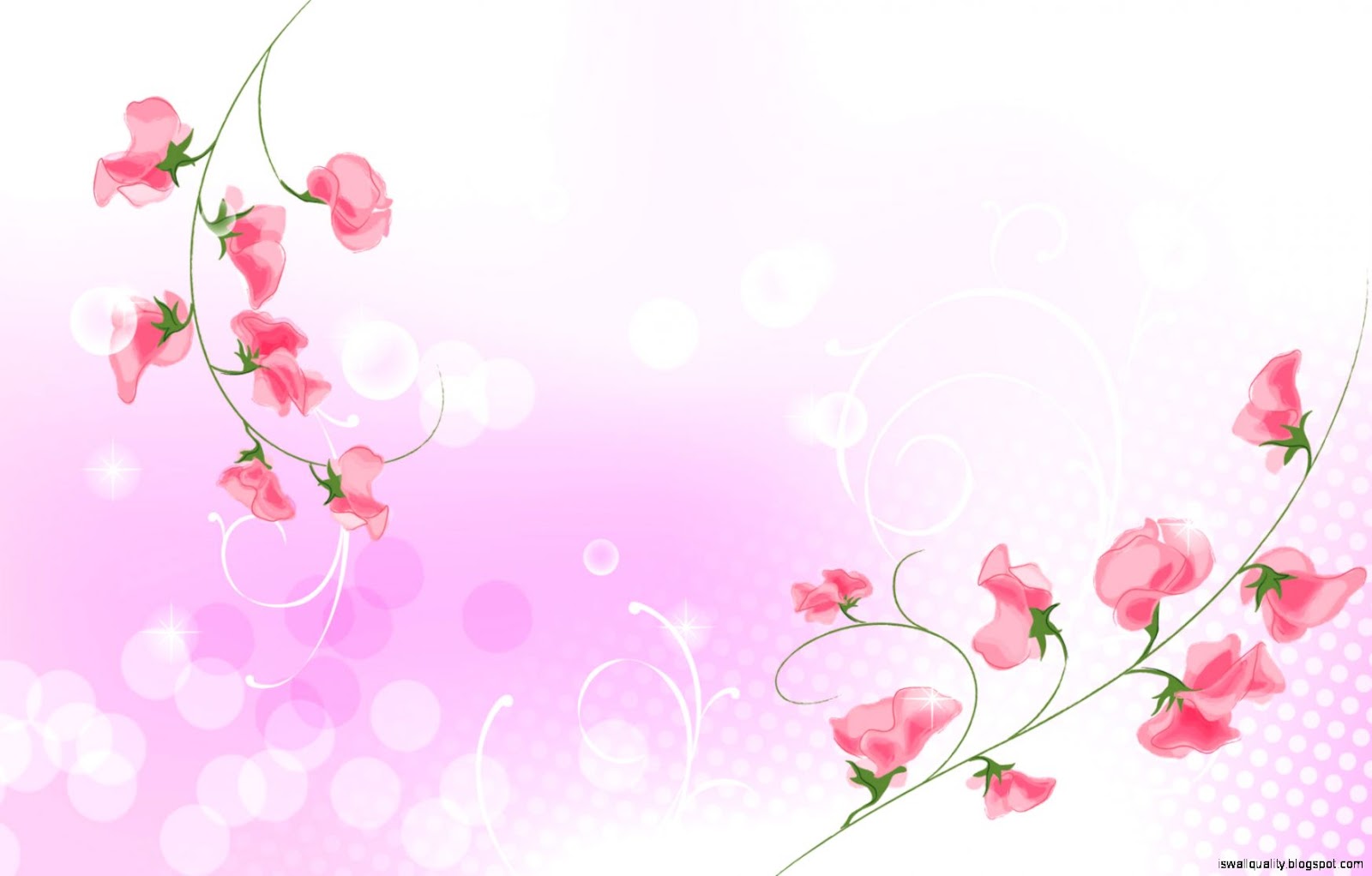 Red Pink Flower Wallpaper Dekstop | Wallpapers Quality