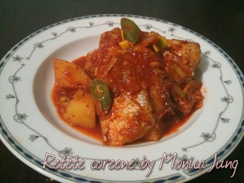 Retete coreene pentru acasa...by Monica Jung: Kalchi jorim - Peste ...