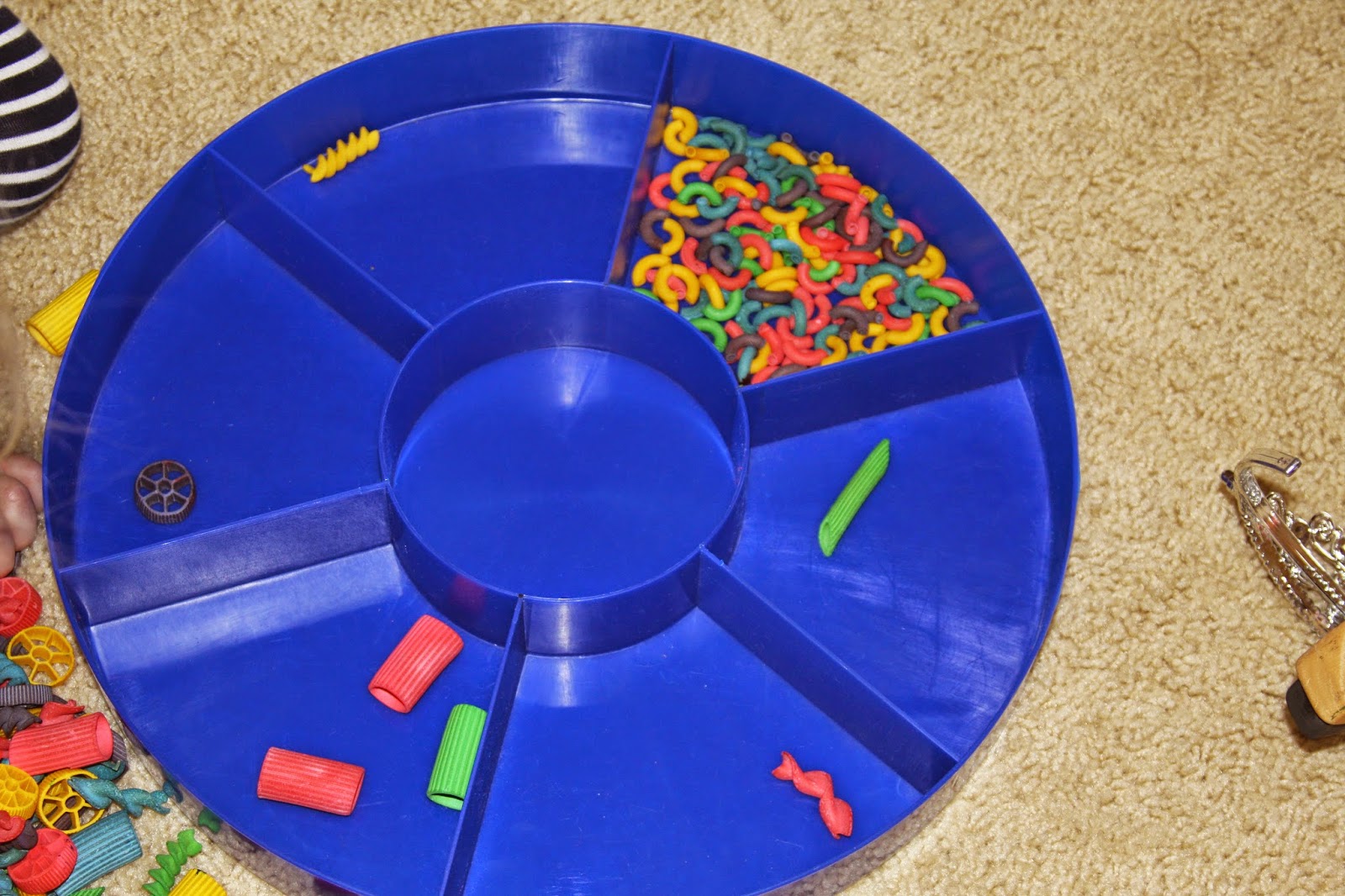 Homeschooling with a Classical Twist: Pasta Sort {Tot Time}